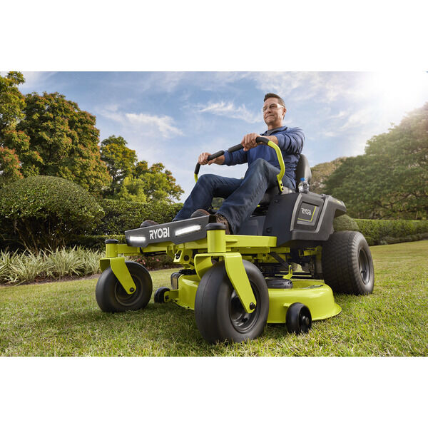 75 AH 42 ZERO TURN ELECTRIC RIDING MOWER RYOBI Tools
