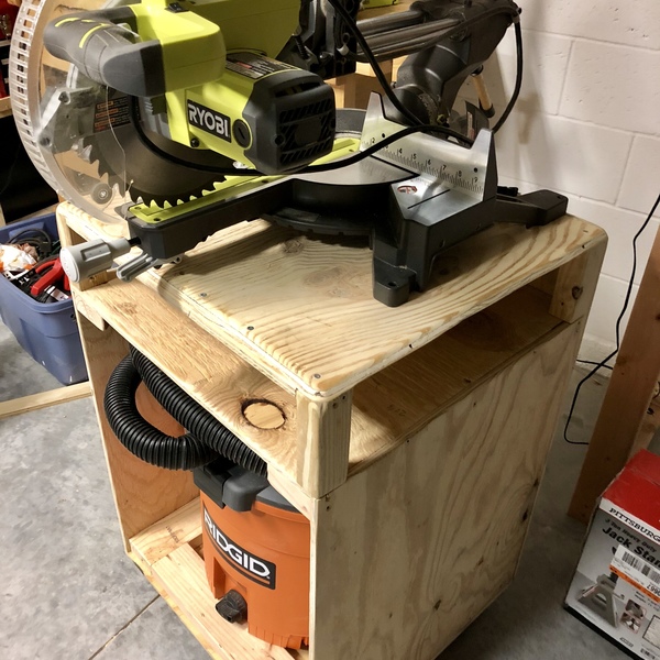Rolling Chop Saw and Storage Cart - RYOBI Nation Projects